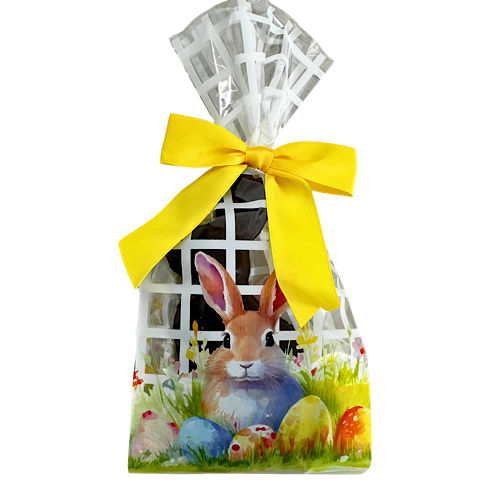 “Hoppy to See You” Chocolate Easter Bunny – Heavenly Safe Chocolates ...